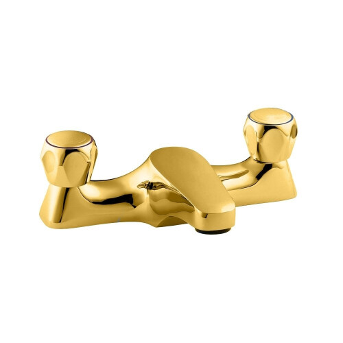 Deva DCM108/501 Profile Deck Mounted Bath Filler Tap with Gold Finish ...