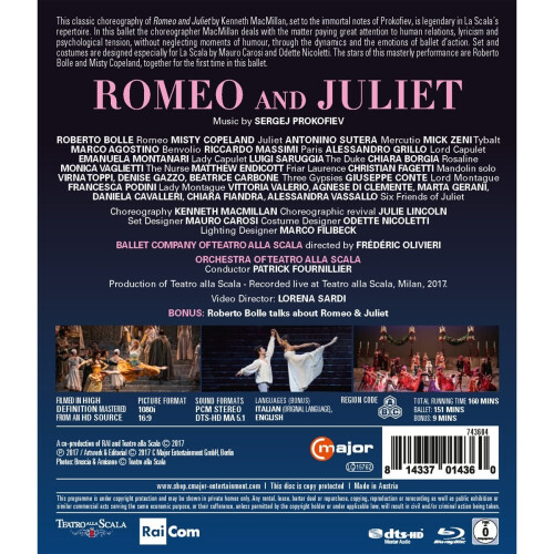 Sergei Prokofiev: Romeo & Juliet [Roberto Bolle; Misty Copeland ...