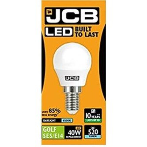 1 X JCB LED Daylight SES E14 Small Screw Golf Ball Mini Globe Lamp ...