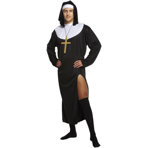 Adult Male Nun Costume on OnBuy