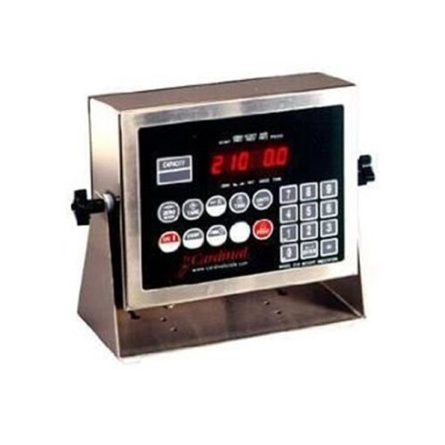 Cardinal Scales 210 Detecto NEMA 4X Stainless Steel Enclosure 210 LED Digital Weight Indicator ...