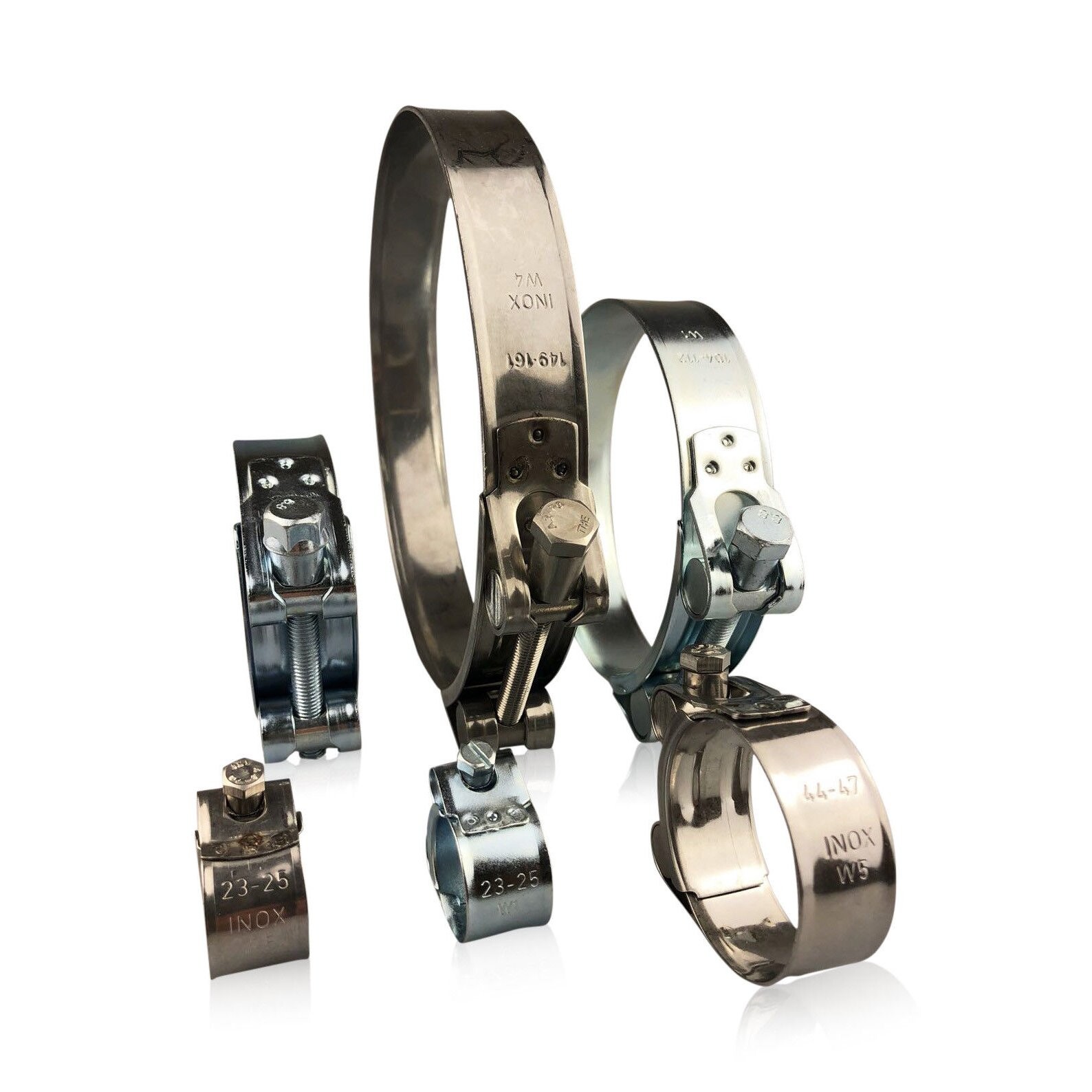 (Mild Steel, 40-43mm) Jubilee Super Clamps Heavy Duty Exhaust Supra T ...
