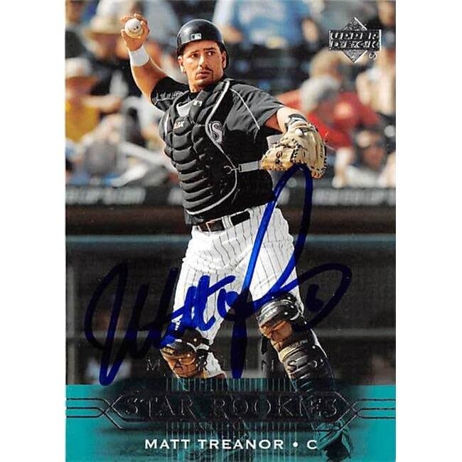 Autograph Warehouse 444283 Matt Treanor Autographed Baseball Card 2004 ...