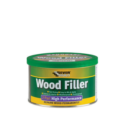 Everbuild 2 Part High Performance Wood Filler Stainable Medium 1.4kg on ...