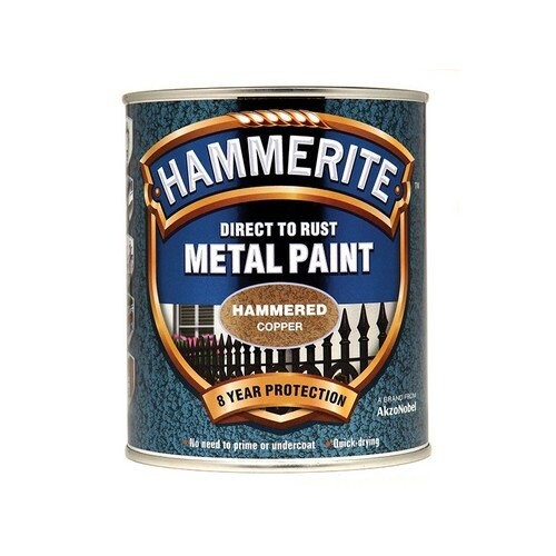 Hammerite HFCO750 Direct to Rust Hammered Finish Metal Paint Copper ...