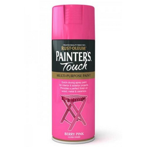 Rust-Oleum AE0040022E8 Painters Touch Berry Pink Gloss Multi Purpose ...