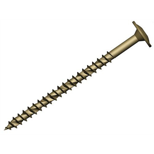 Forge FFCS8180 Wafer Head Torx Compatible Construction T40 Screws Tan 8 ...
