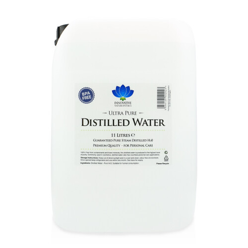 Distilled Water / 11 litres (11L) / Ultra Pure Steam Distilled / 0ppm ...