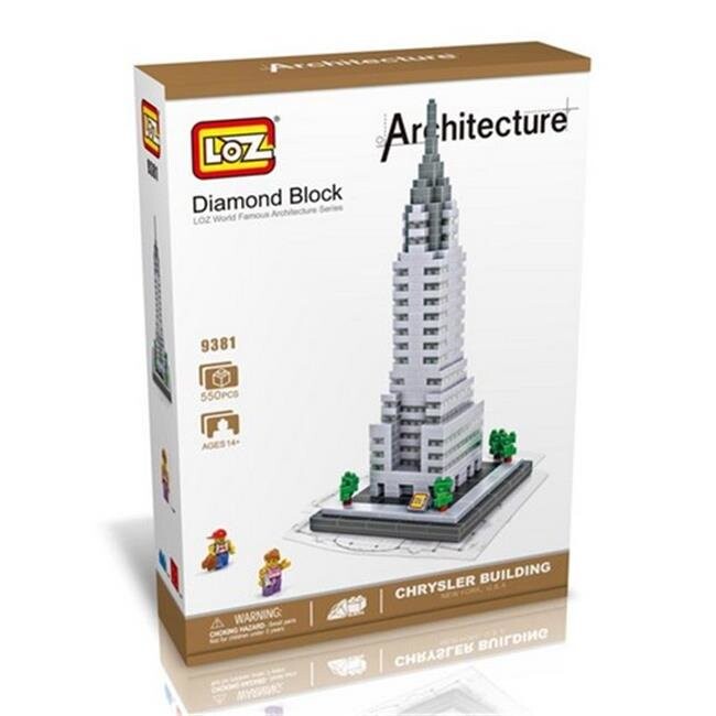 CIS 9381 Chrysler Building Model, Micro Blocks Set on OnBuy