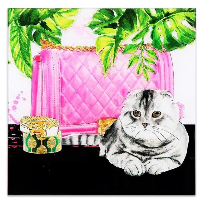 Empire Art Direct TMP-JP403-2020 Frameless Free Floating Tempered Glass Art by EAD Art Coop ...