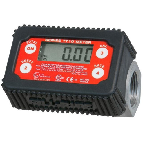 Tuthill F72-TT10AN Inline Turbine with 1 in. NPT Aluminum Meter - Fuels ...