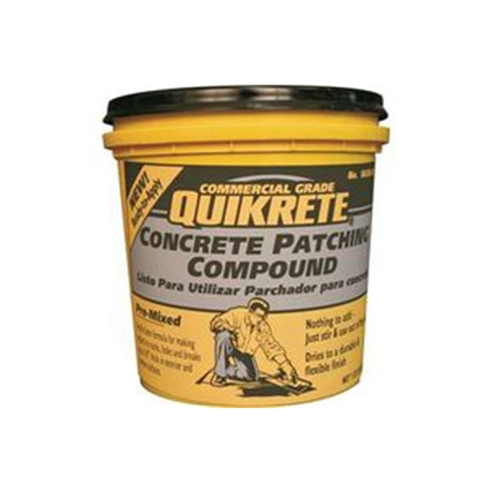 Quikrete 0075531 Concrete Patching Compound, 4 lbs - Pail - Paste on OnBuy
