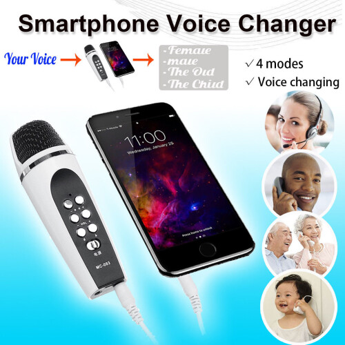 Smartphone Mobile Phone Microphone Change Voice Changer w/ Earphones on ...