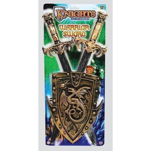 20" TOY KNIGHTS AND WARRIORS SWORD & SHIELD PLAY SET FANCY DRESS ...