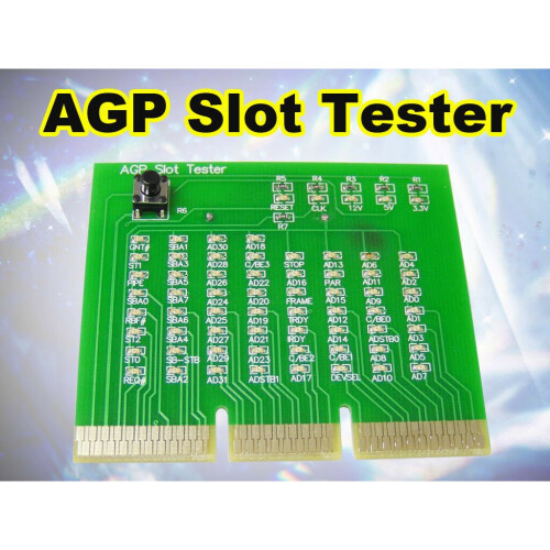 AGP Video Display Card Slot PC Motherboard Mainboard LED Tester Card on ...