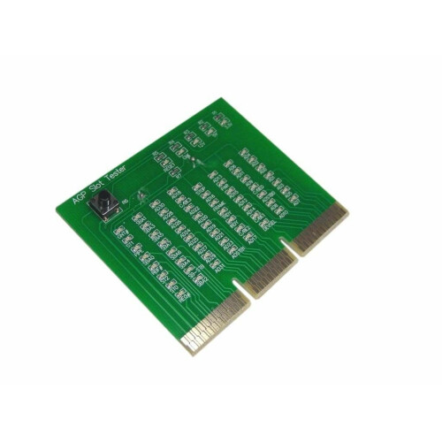 AGP Video Display Card Slot PC Motherboard Mainboard LED Tester Card on ...