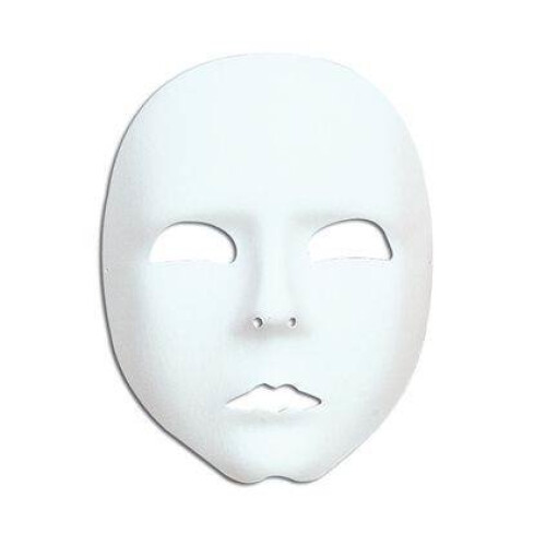 Plain White Face Mask. on OnBuy