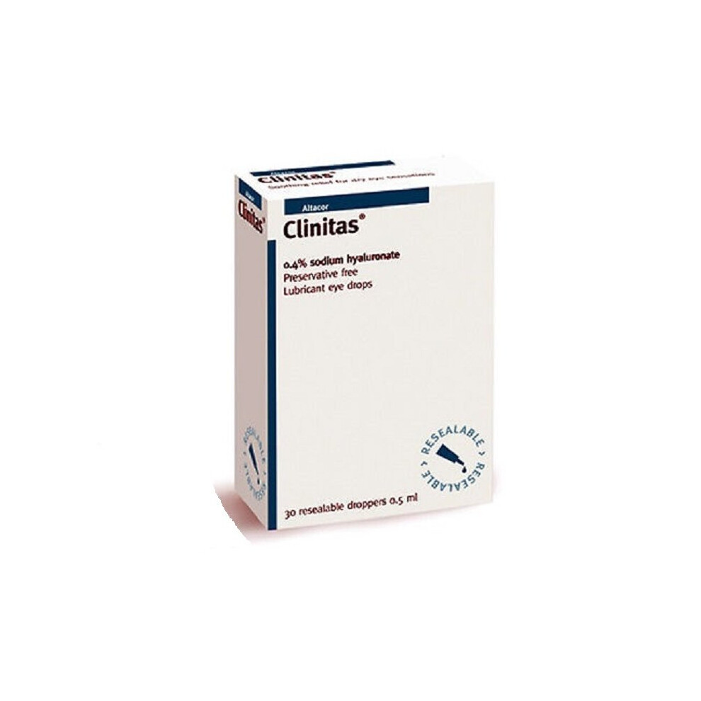 Clinitas Perservative Free Lubricant Eye Drops 30 x 0.5ml on OnBuy