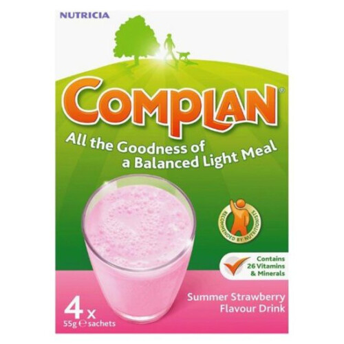 Complan Strawberry Flavour Nutrition Drink 4 x 55g Sachets on OnBuy