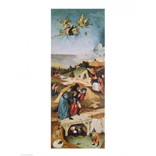 Left Wing of The Triptych of The Temptation of St. Anthony Poster Print by Hieronymus Bosch - 24 ...