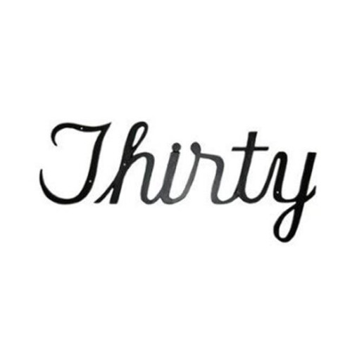 Script Modern House Number Thirty on OnBuy