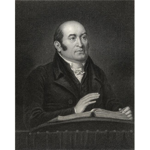 Robert Hall 1764 to 1831 English Baptist Minister Engraved by S Freeman ...