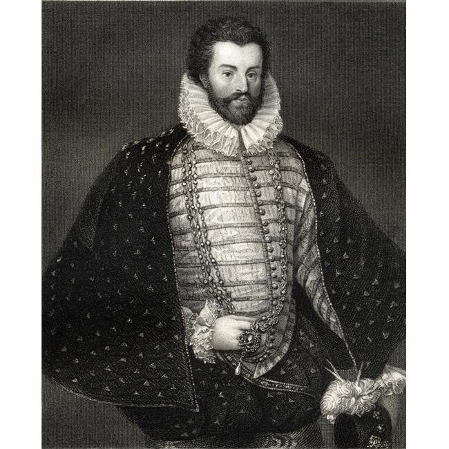 Sir Christopher Hatton 1540-1591 Favourite of Elizabeth I & Lord ...