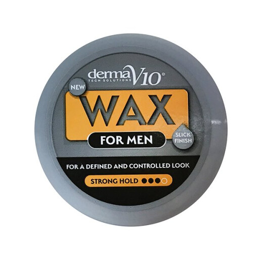 Derma V10 Styling Wax for Men - Slick Finish, Strong Hold on OnBuy