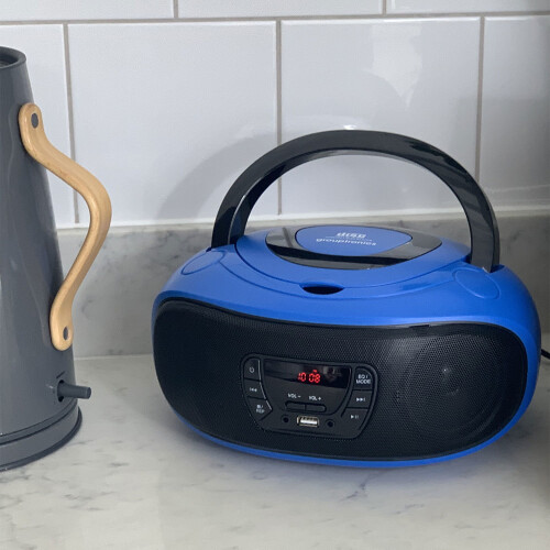 Grouptronics GTCD-501 Blue CD Player With Radio, USB, MP3 & AUX IN on OnBuy