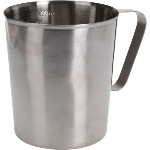 Stainless Steel Measuring Jug 1 Litre Measuring Jugs Dishwasher Safe on ...