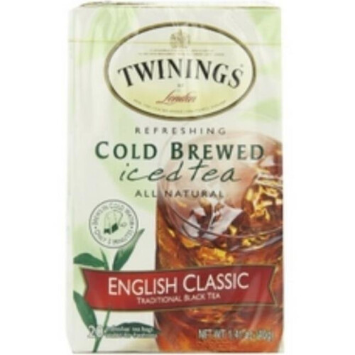 Twinings B03054 Twinings Cold Brew English Classic Iced Tea -6x20 Bag ...