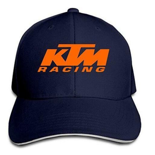 Biotio KTM Racing Sandwich Peaked Baseball Caps/Hats Adjustable Unisex ...