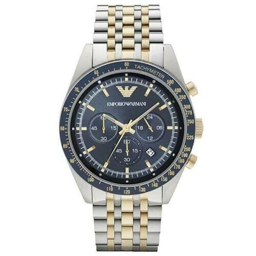Emporio Armani Tazio Chronograph Tachymeter Dial Men's Watch AR6088 on ...