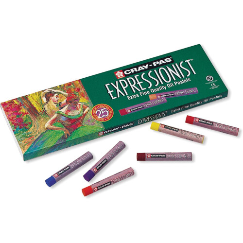 Cray-Pas Expressionist Oil Pastels 25/Pkg-Assorted Colors on OnBuy