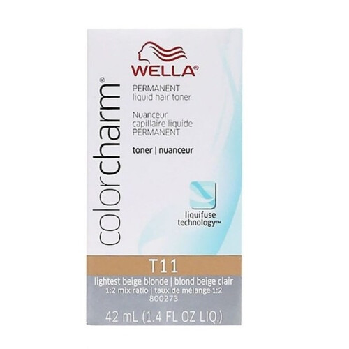 (Wella T11) Wella Colour Charm Permanent Liquid Hair Toner - 42ml on OnBuy