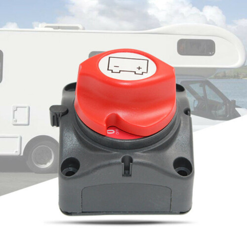 Removable Knob Marine Boat Battery Isolator Cut Off Kill Switch 12V/24V ...
