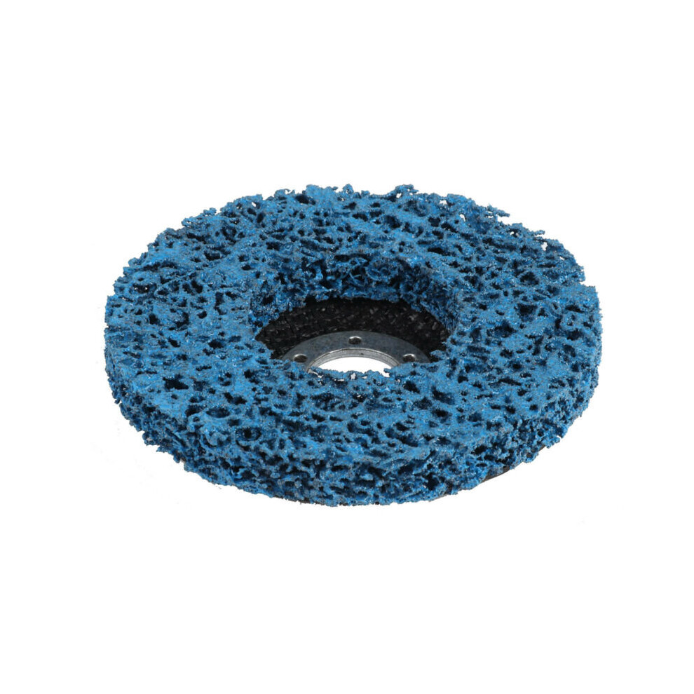 5pcs 115mm Poly Strip Wheels Paint Rust Removal Clean Angle Grinder on ...