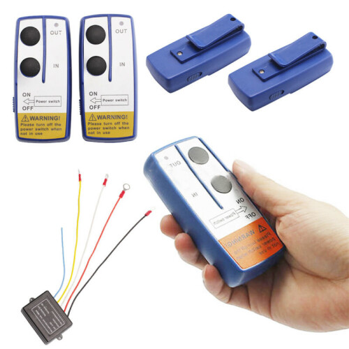 New Wireless Winch Remote Control Twin Handset 12V Volt on OnBuy