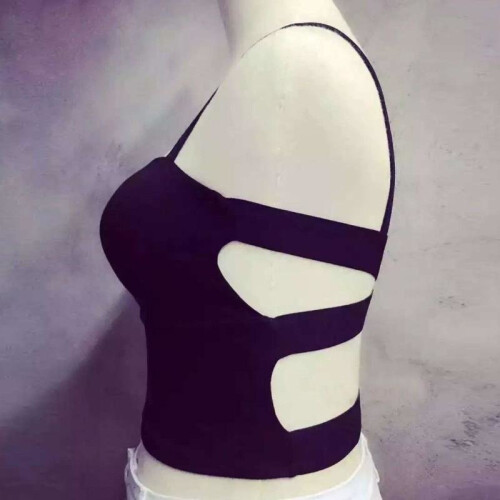 Sexy Women\'s Stray Bralette Bralet Cut Out Bra Bustier Crop Top Cami ...