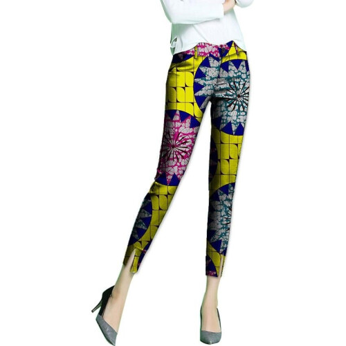 Individuality African Women Pants Front Fork Design Style African