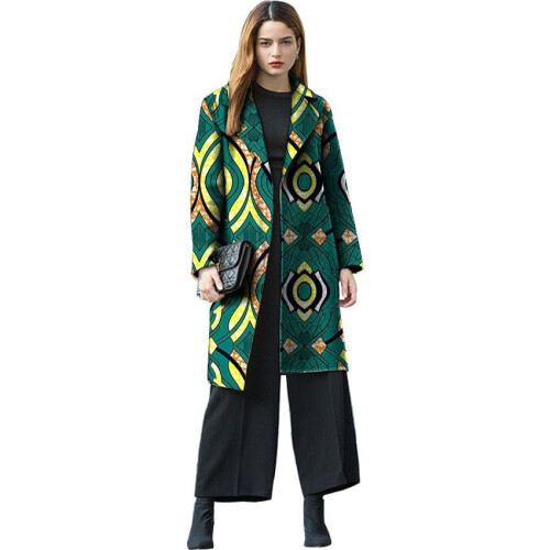 African print coat women outwear dashiki african clothes patterns ...