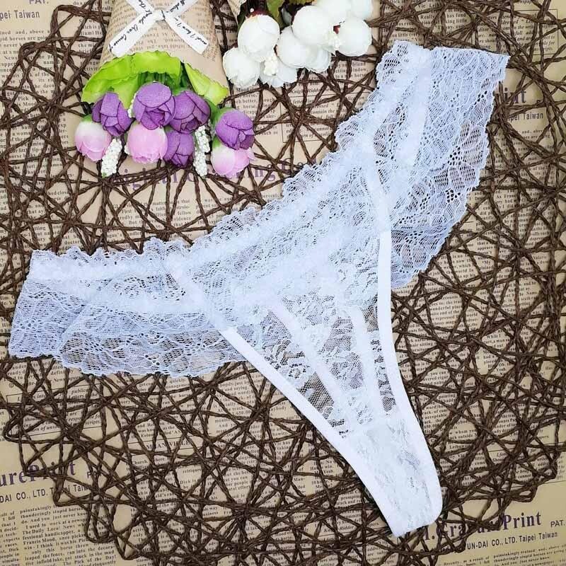 5color Cotton lace Women\'s Sexy Thongs G-string Underwear Panties Briefs For Ladies T-back ...