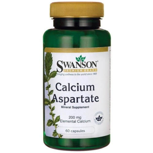 Swanson Calcium Aspartate, 200mg Elemental Calcium - 60 caps on OnBuy