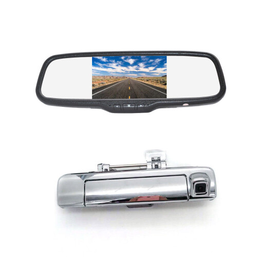 Vardsafe Tailgate Reverse Backup Camera + 5 Inch Clip-on Rear View ...