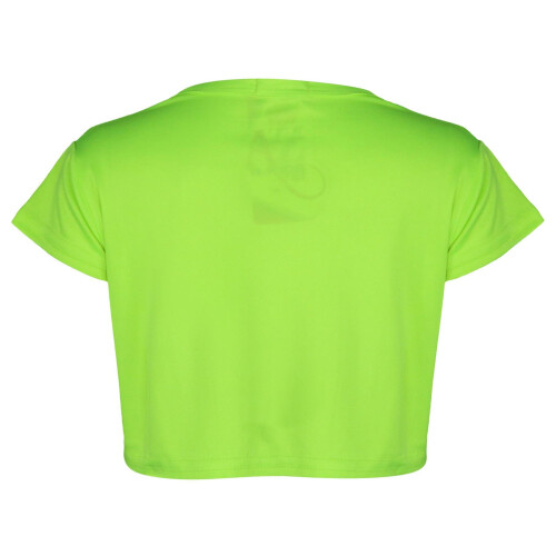 (13 Years) Kids Girls Floss Fashion Crop Top Stylish Neon Green Top ...