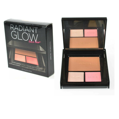 Victoria's Secret Radiant Glow Face Trio Pallet Compact Mirror Bronzer ...