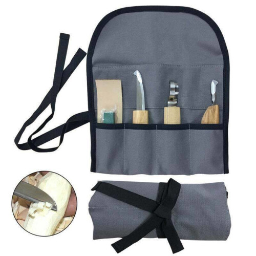 Wood Carving Tools, 5 piece Set Wood Sloyd Hook Detail Knife ...