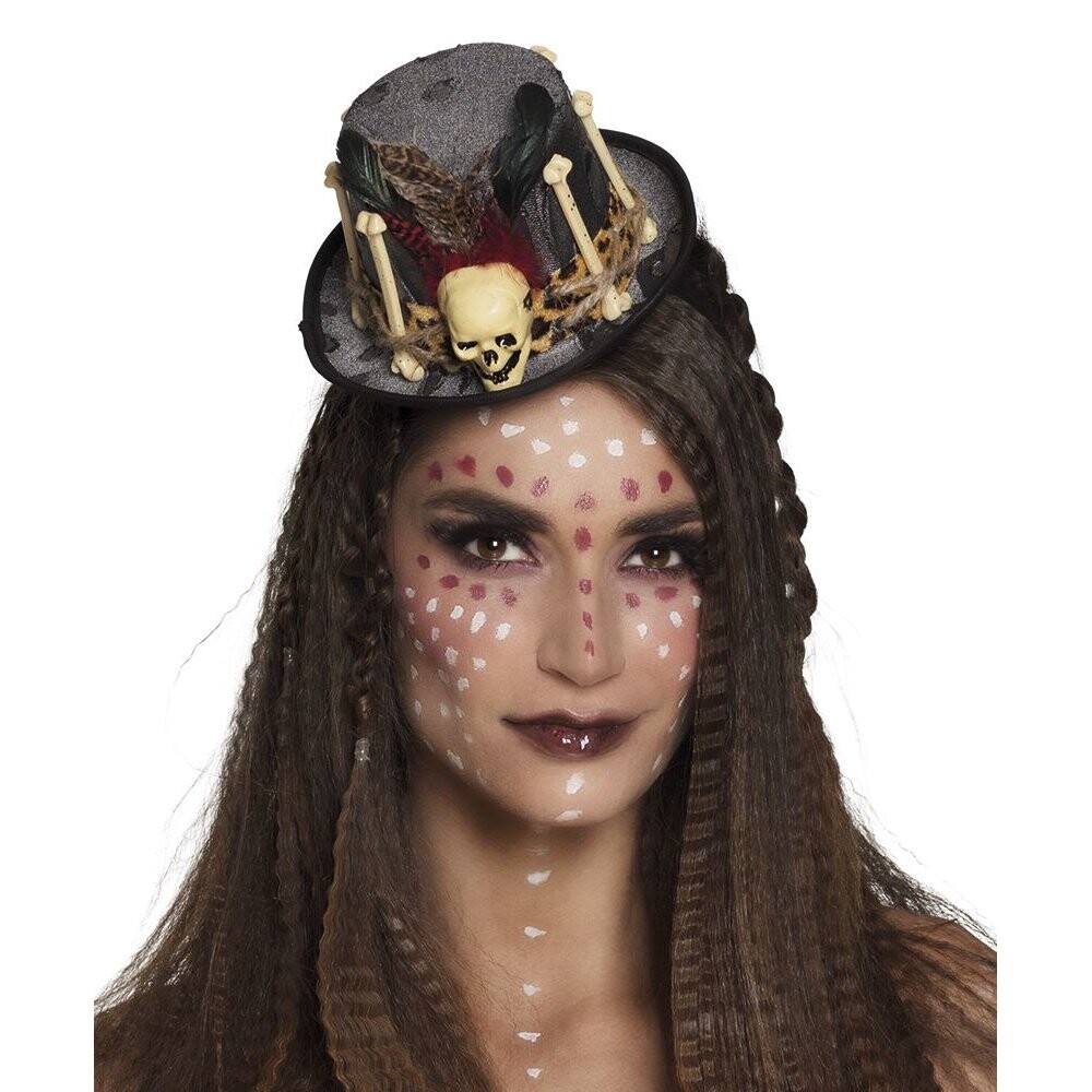 Voodoo Mini Hat on Headband Halloween Fancy Dress Accessory on OnBuy