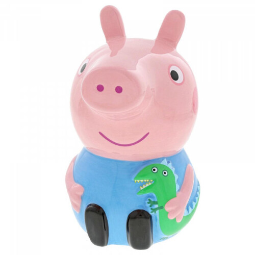 Peppa Pig - George Money Box Savings Piggy Bank Coin Pot on OnBuy