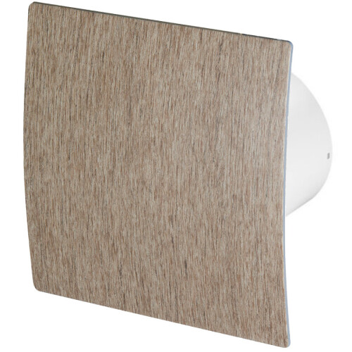 (Oak Wood ABS) 100mm Timer Extractor Fan Front Panel ESCUDO Wall ...